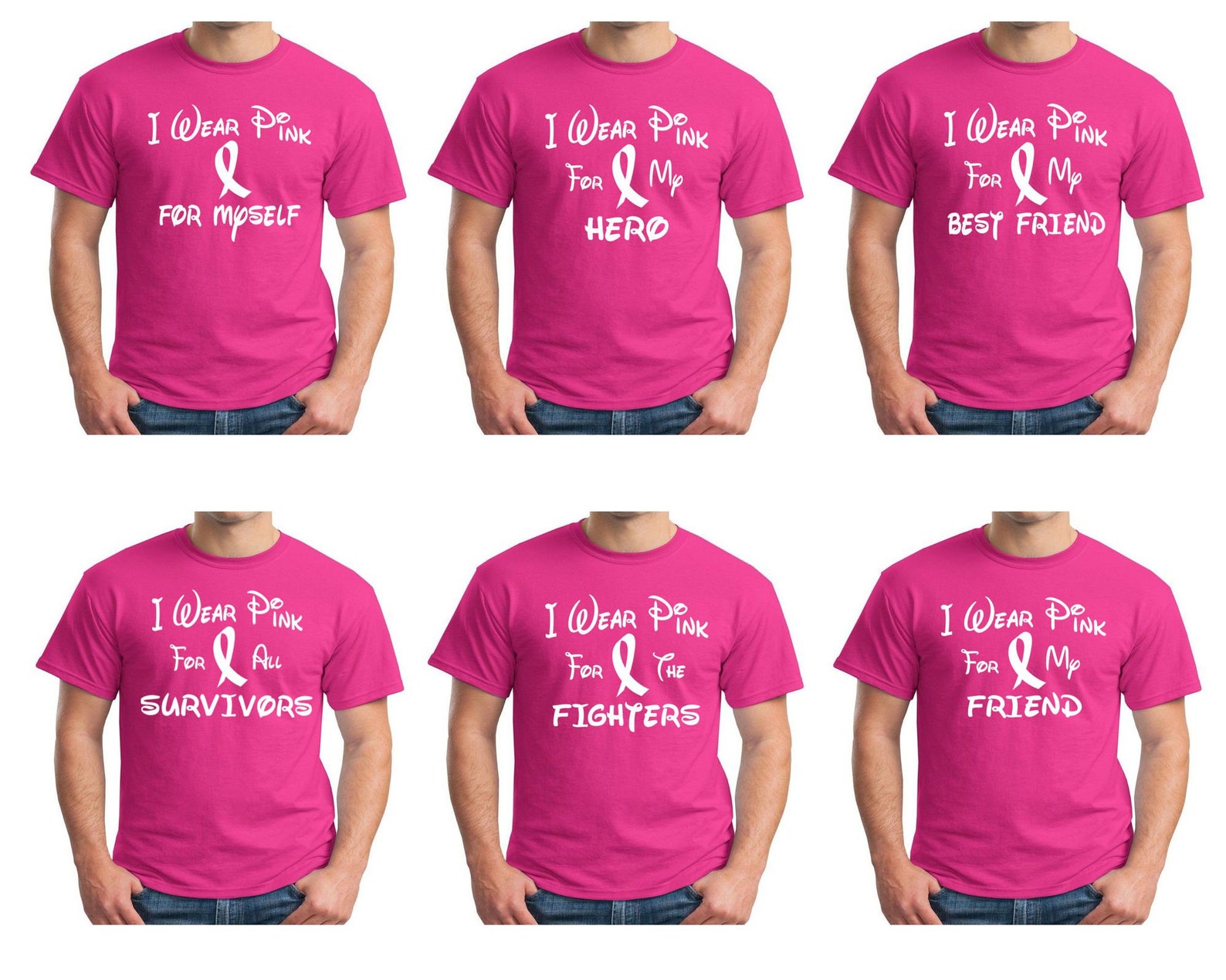 I Wear Pink for My ANGEL IN HEAVEN Breast Cancer Awareness - Etsy
