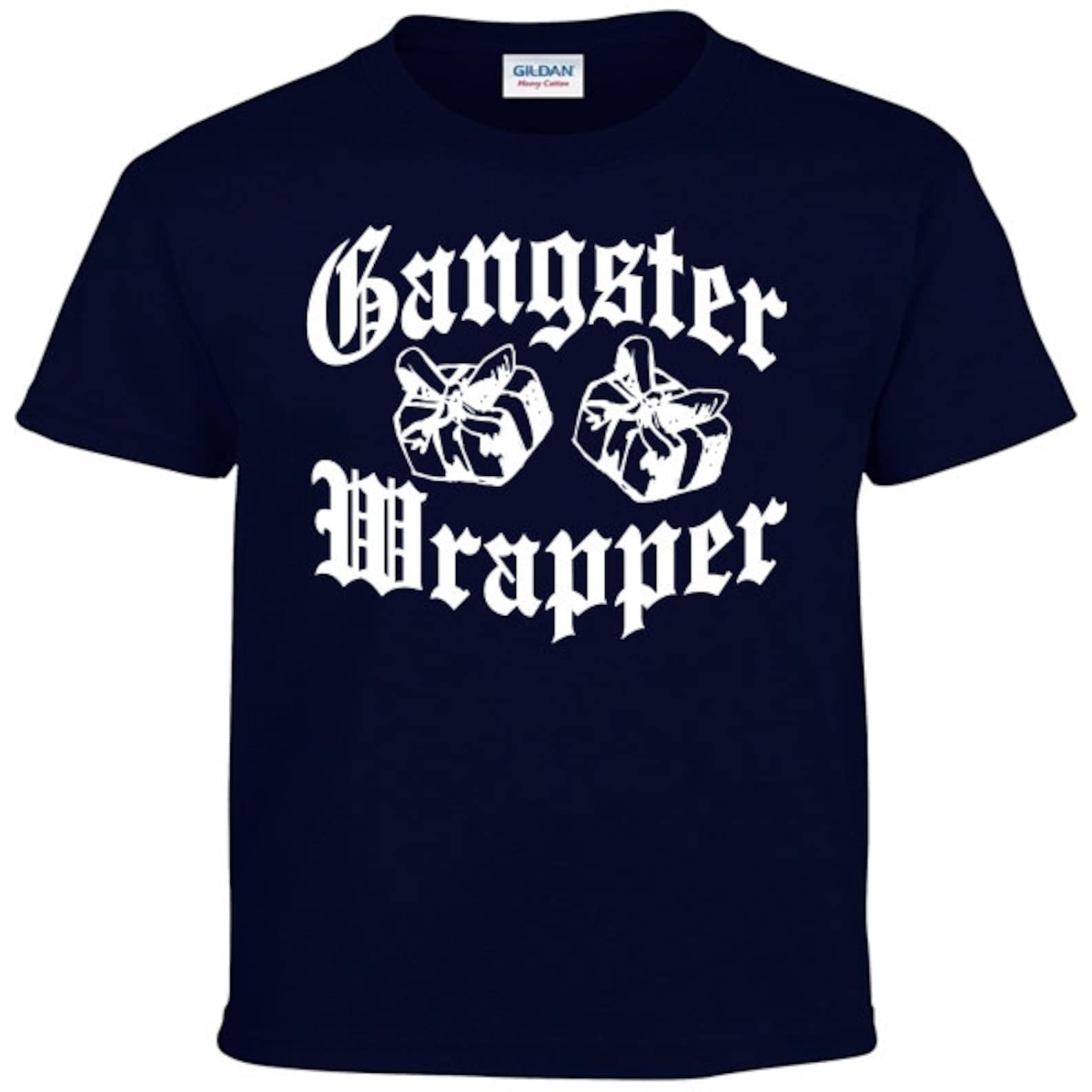 Gangster Wrapper Funny Christmas Gift T Shirt Beats Thug Life | Etsy