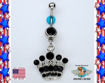 Princess Belly Button Ring - Etsy