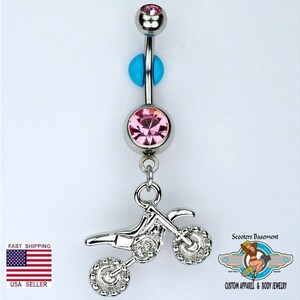 Fox racing belly button ring store