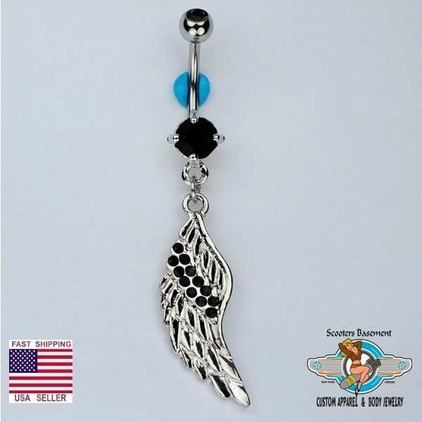 Black Angel Wing Ring - Etsy