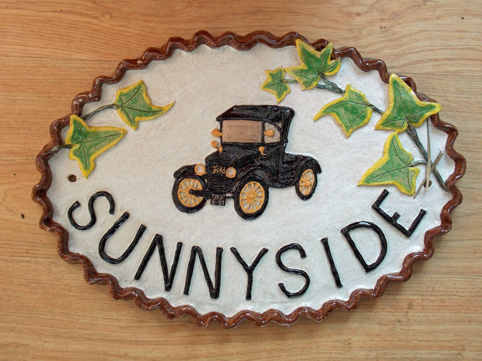 Ceramic House Name Sign personalised for You Made to 0rder - Etsy