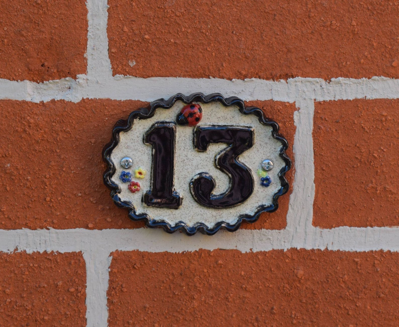 Ceramic House Numbers - 10 - 19 Door Sign Numerals - Etsy UK