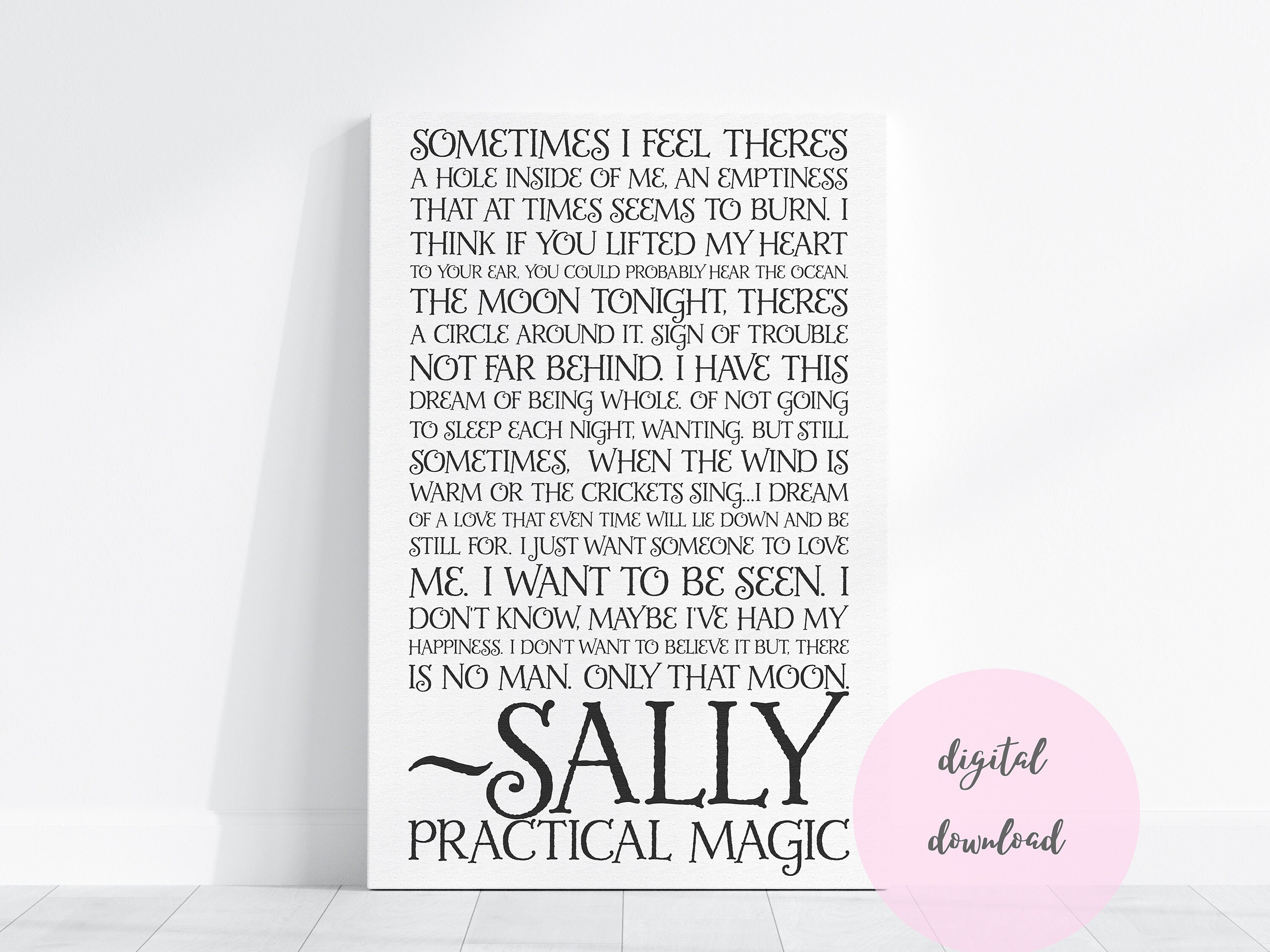 Digital Wall Art Printable Wall Art Movie Quote Wall Art Practical ...