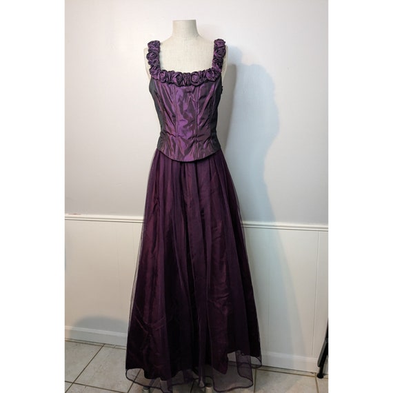 purple prom dress by - Gem