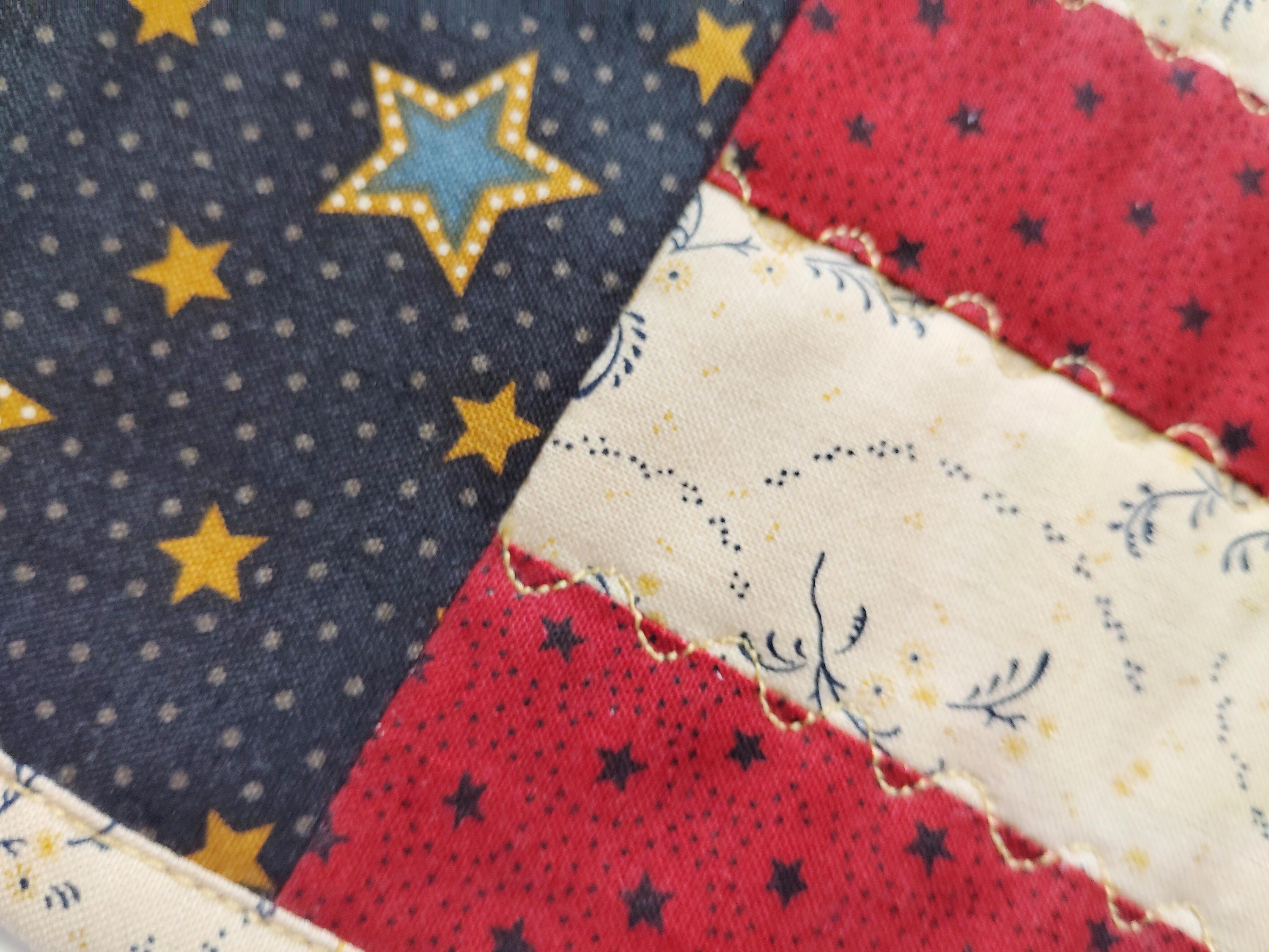 Mini Americana Patchwork Flag Quilt - Etsy