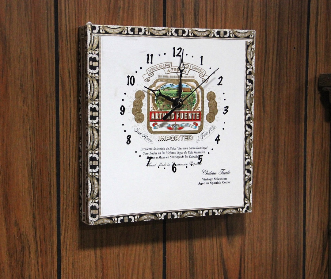 Cigar Box Clock Wooden Cigar Box no. 217 - Etsy