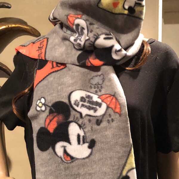 Mickey Mouse Scarf - Etsy