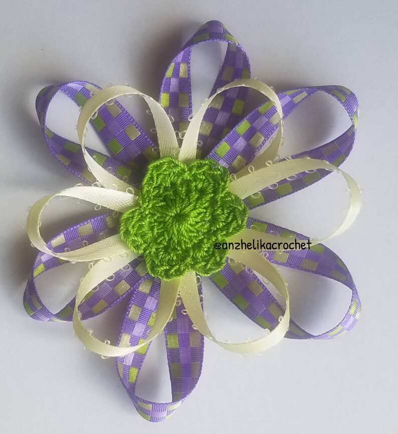 Loop Hairclip, Spring Barrette, Ribbons Hairclip, Hair Barrette, Hair ...