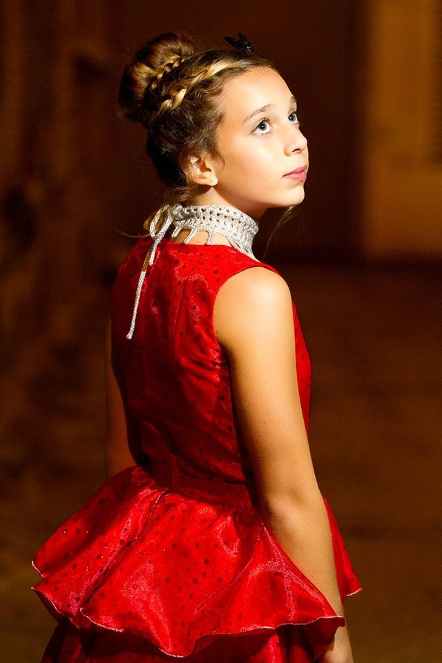 Red Dress Girls Peplum Dress Girls Special Occasion Dress - Etsy