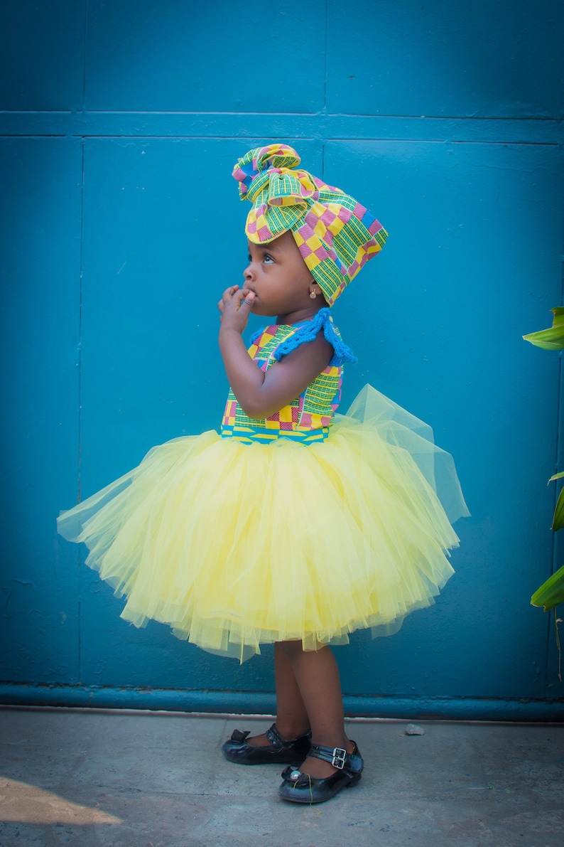 Kente Dress Girls Ankara Dress Ankara Tutu African Print - Etsy