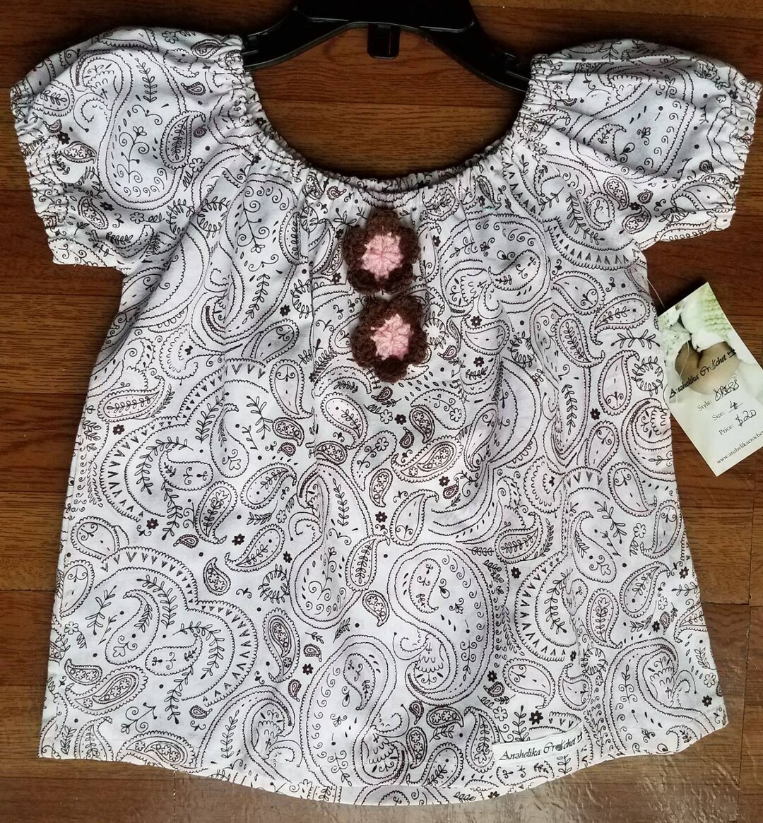 Girls Peasant Top Girl Pink Peasant Top Girl Peasant Blouse - Etsy ...