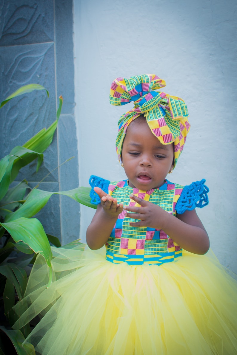 Kente Dress Girls Ankara Dress Ankara Tutu African Print - Etsy