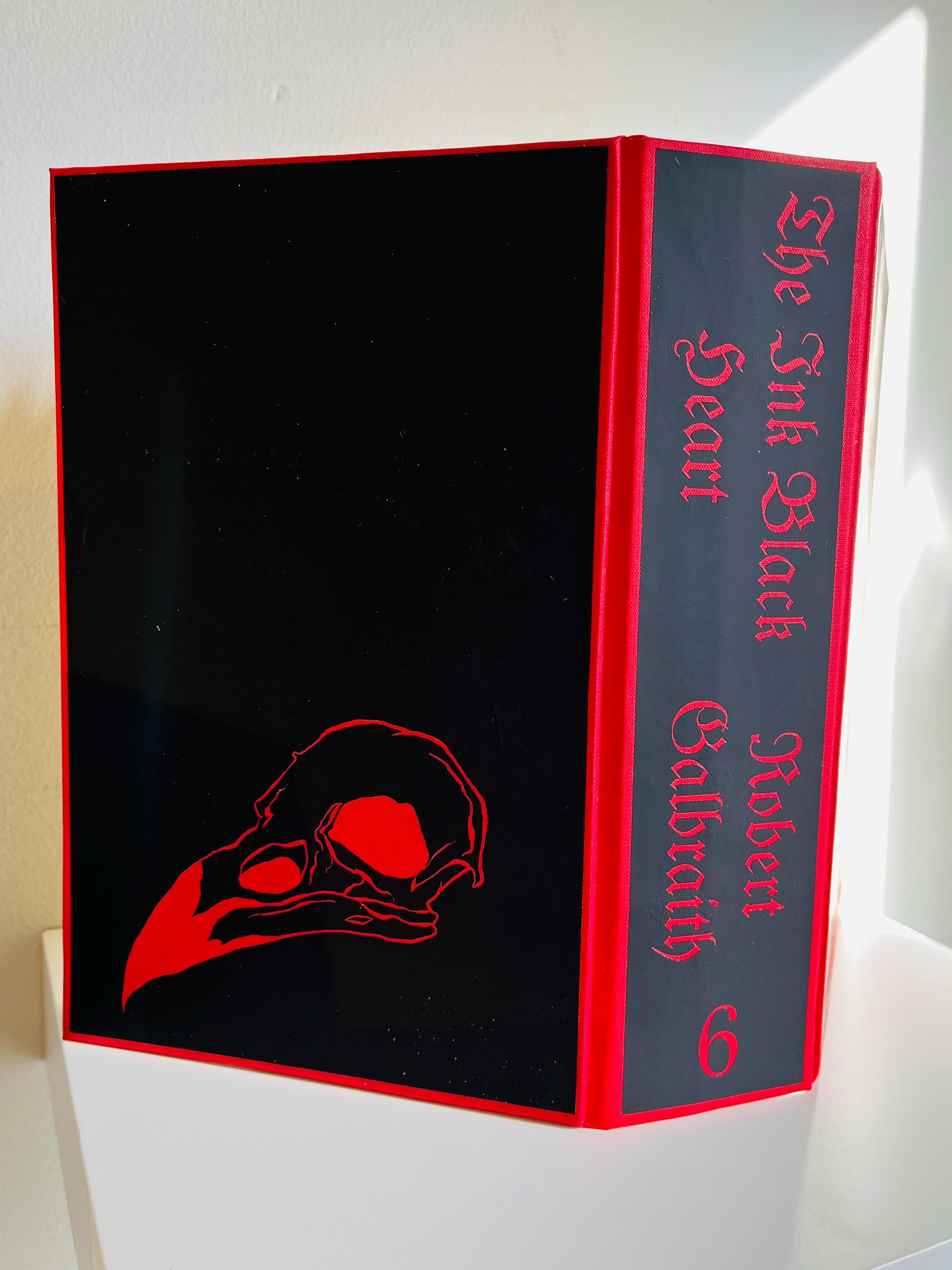 Hand Bound Edition of the Ink Black Heart by Robert Galbraith - Etsy