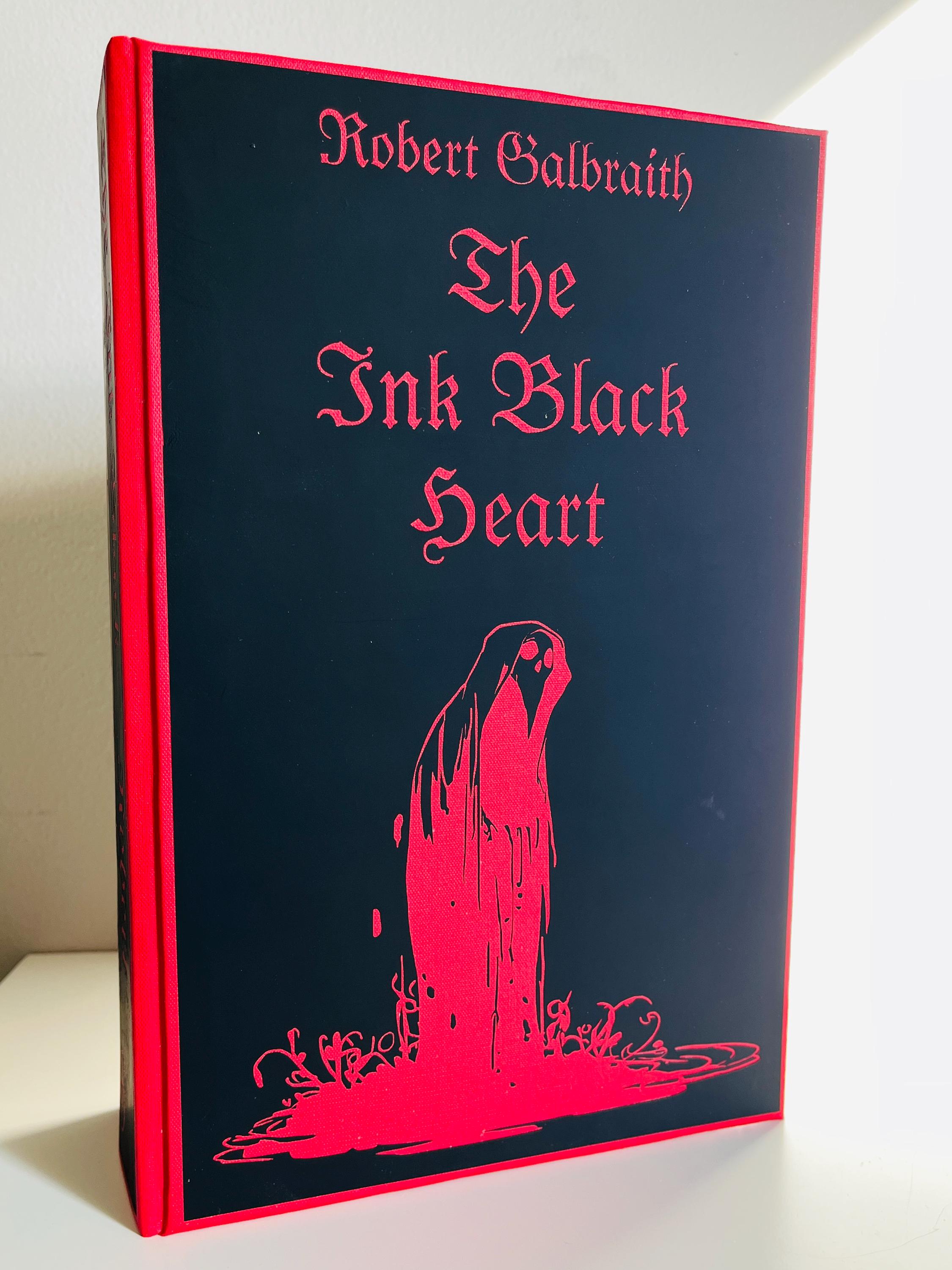 Hand Bound Edition of the Ink Black Heart by Robert Galbraith - Etsy