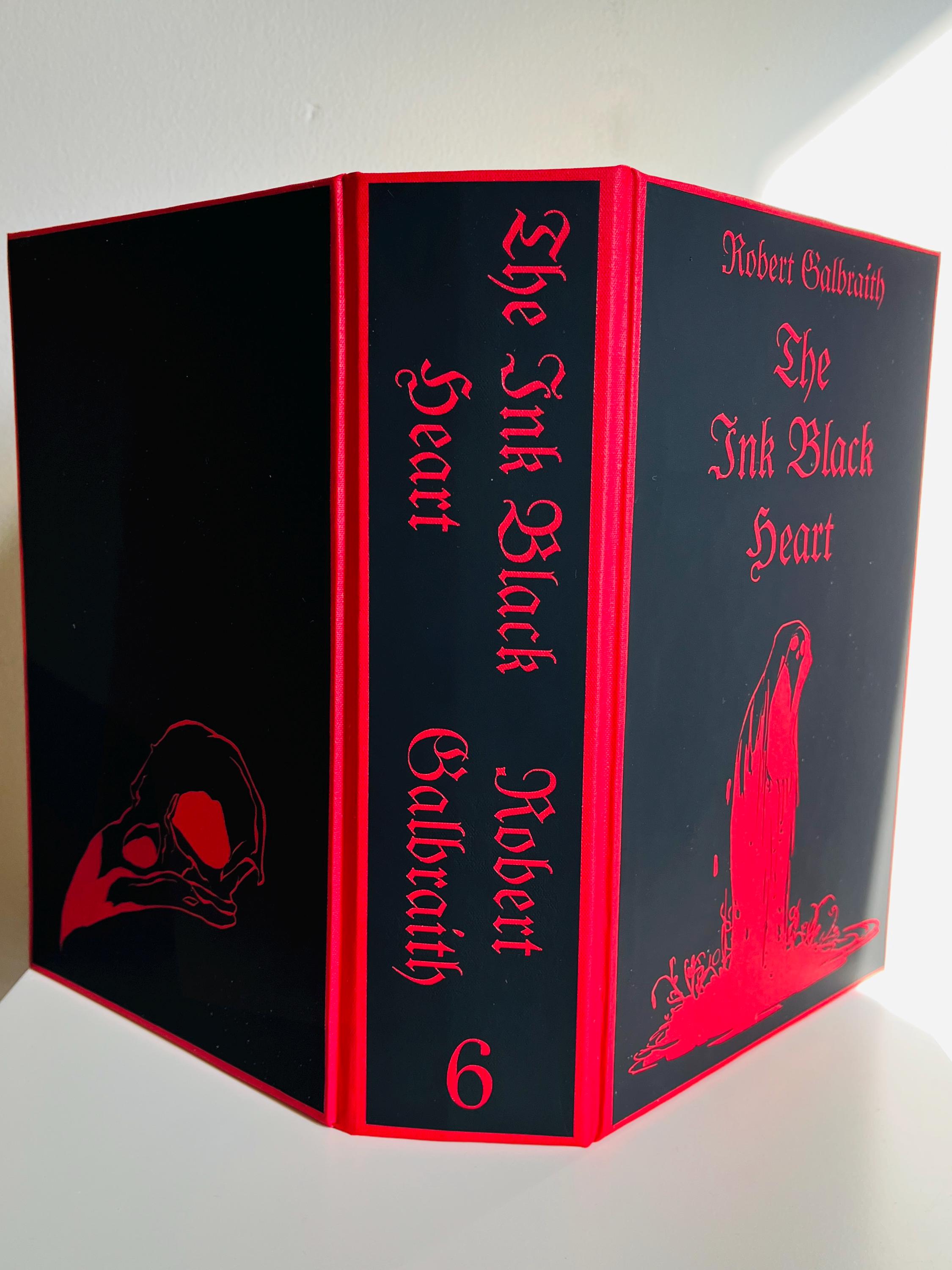 Hand Bound Edition of the Ink Black Heart by Robert Galbraith - Etsy