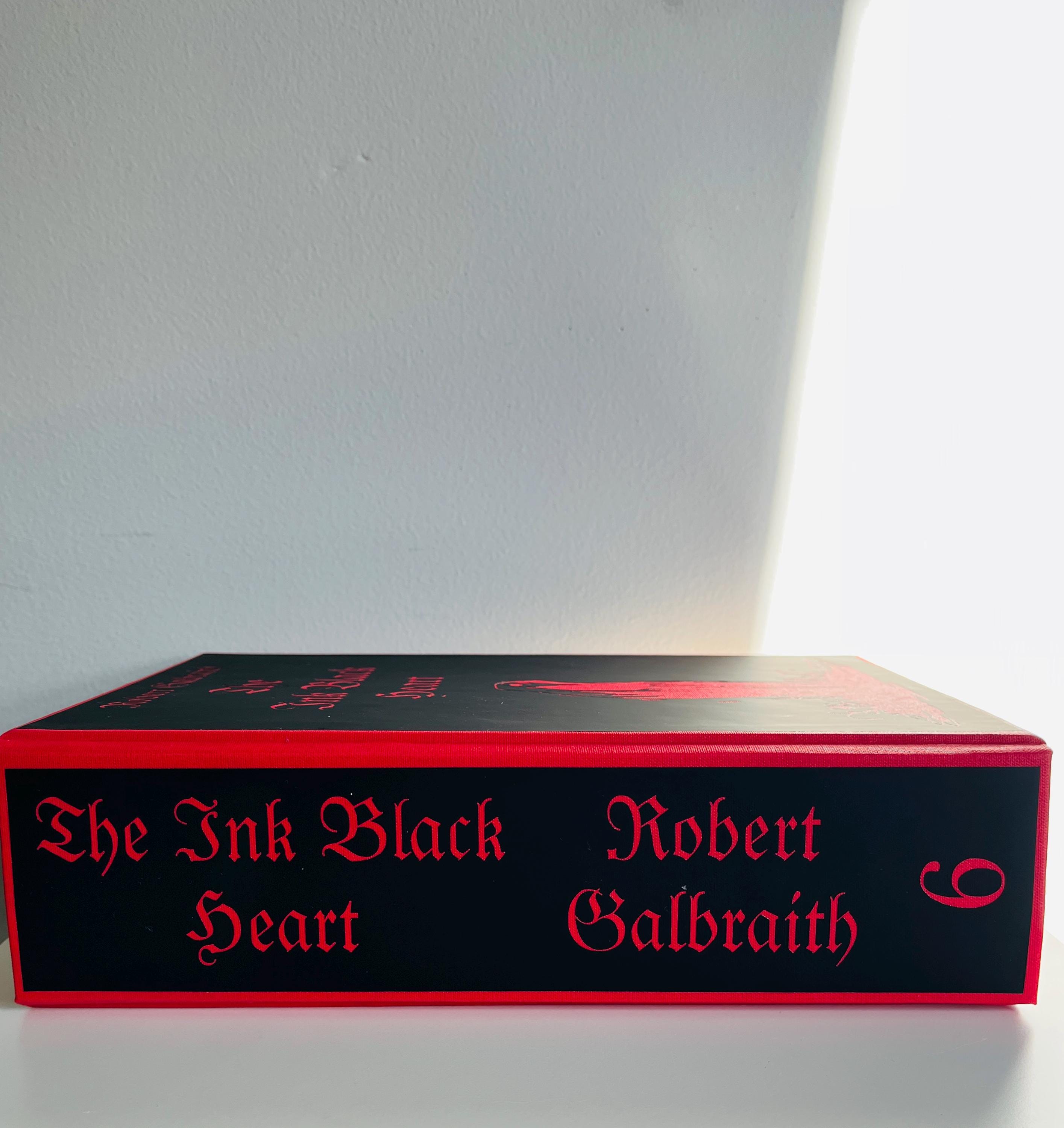 Hand Bound Edition of the Ink Black Heart by Robert Galbraith - Etsy