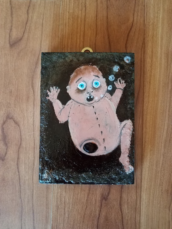 Creepy Baby Doll Drawing