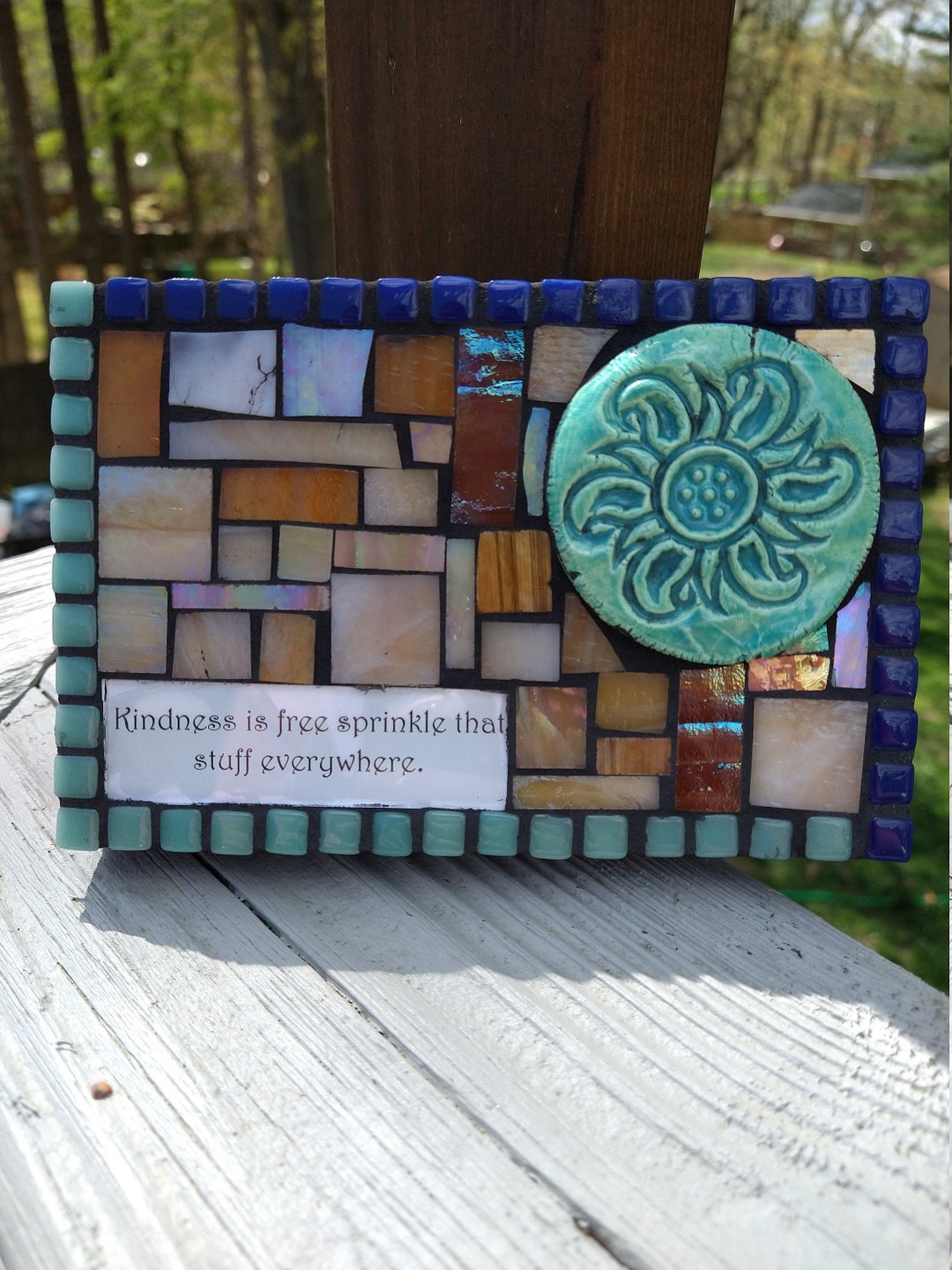 Freestanding Inspirational Word Mosaic - Etsy