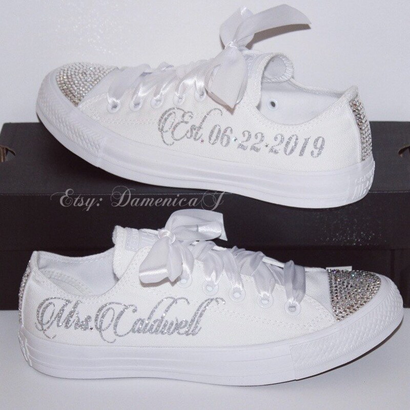 Bridal Converse - Etsy