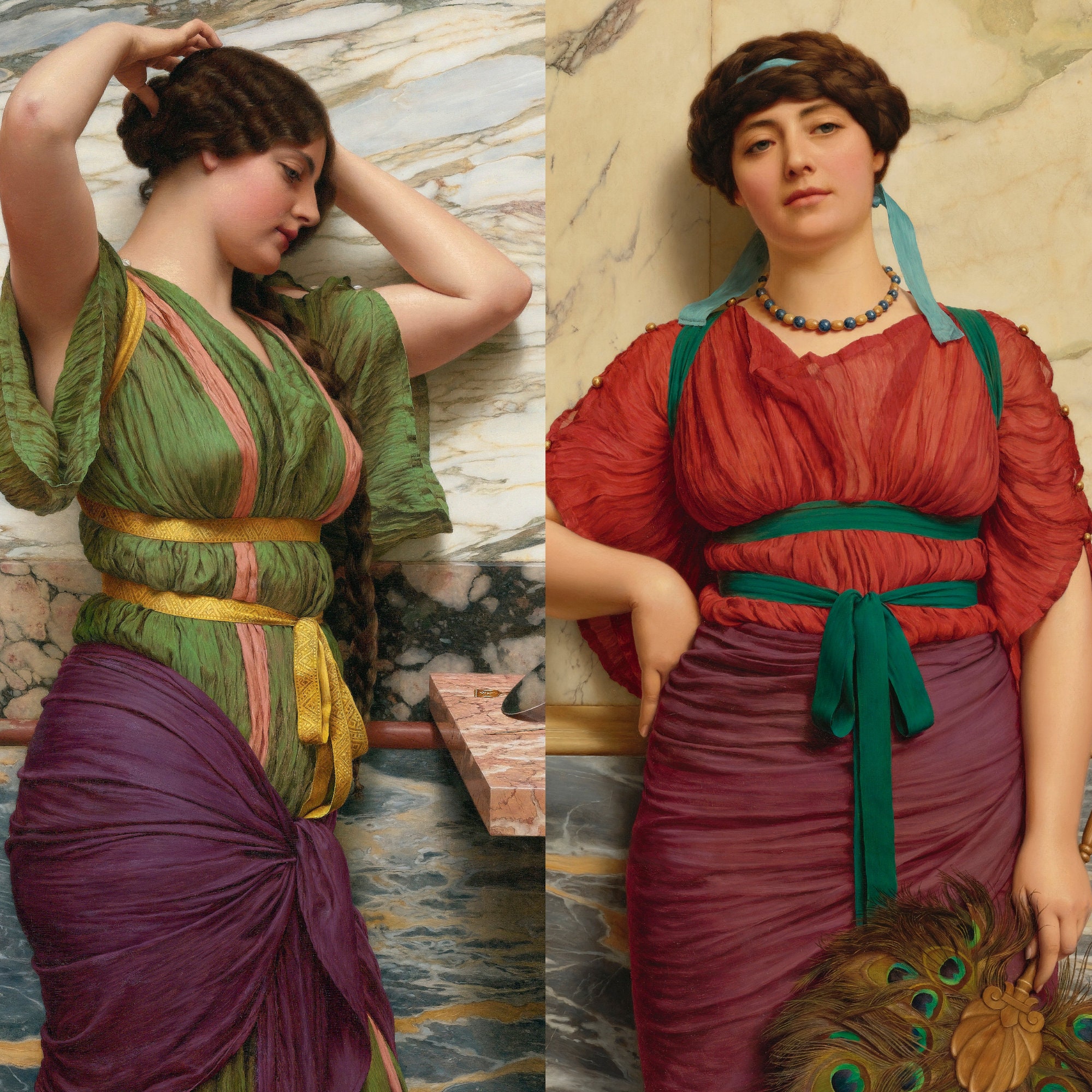 John William Godward Images Set (9 Paintings) - DIGITAL DOWNLOAD - Etsy
