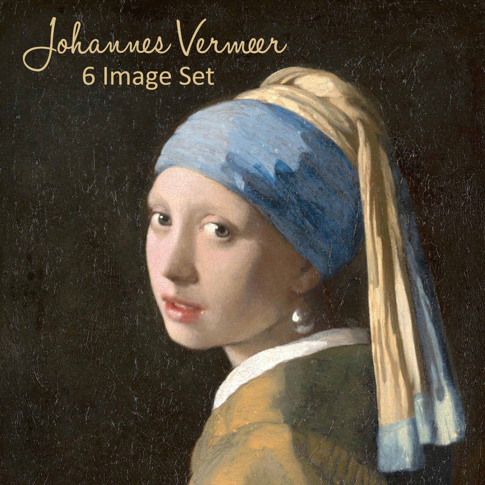 Johannes Vermeer Images Set 6 Paintings DIGITAL DOWNLOAD - Etsy