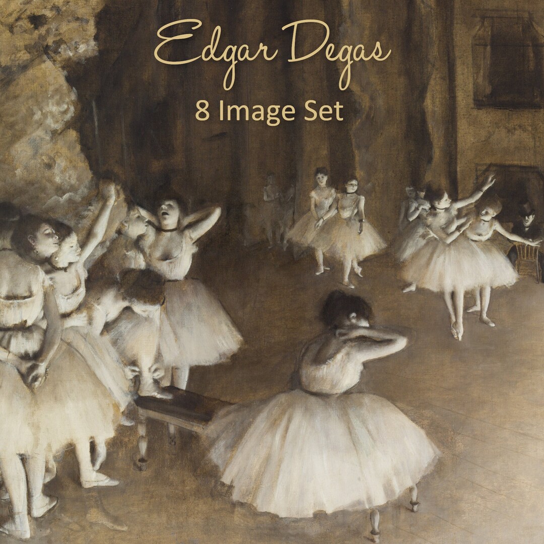 Edgar Degas Images Set 8 Paintings DIGITAL DOWNLOAD - Etsy