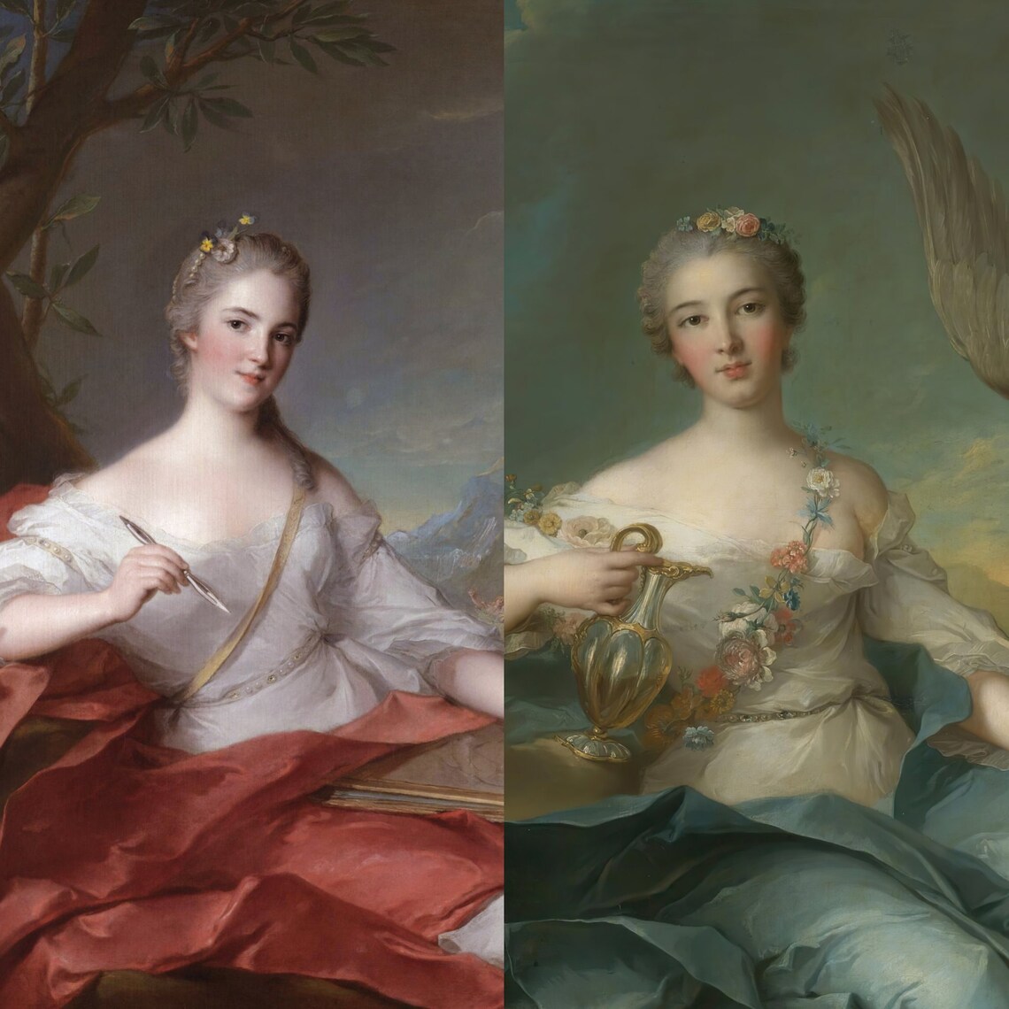 Jean-marc Nattier Images Set 10 Paintings DIGITAL DOWNLOAD - Etsy