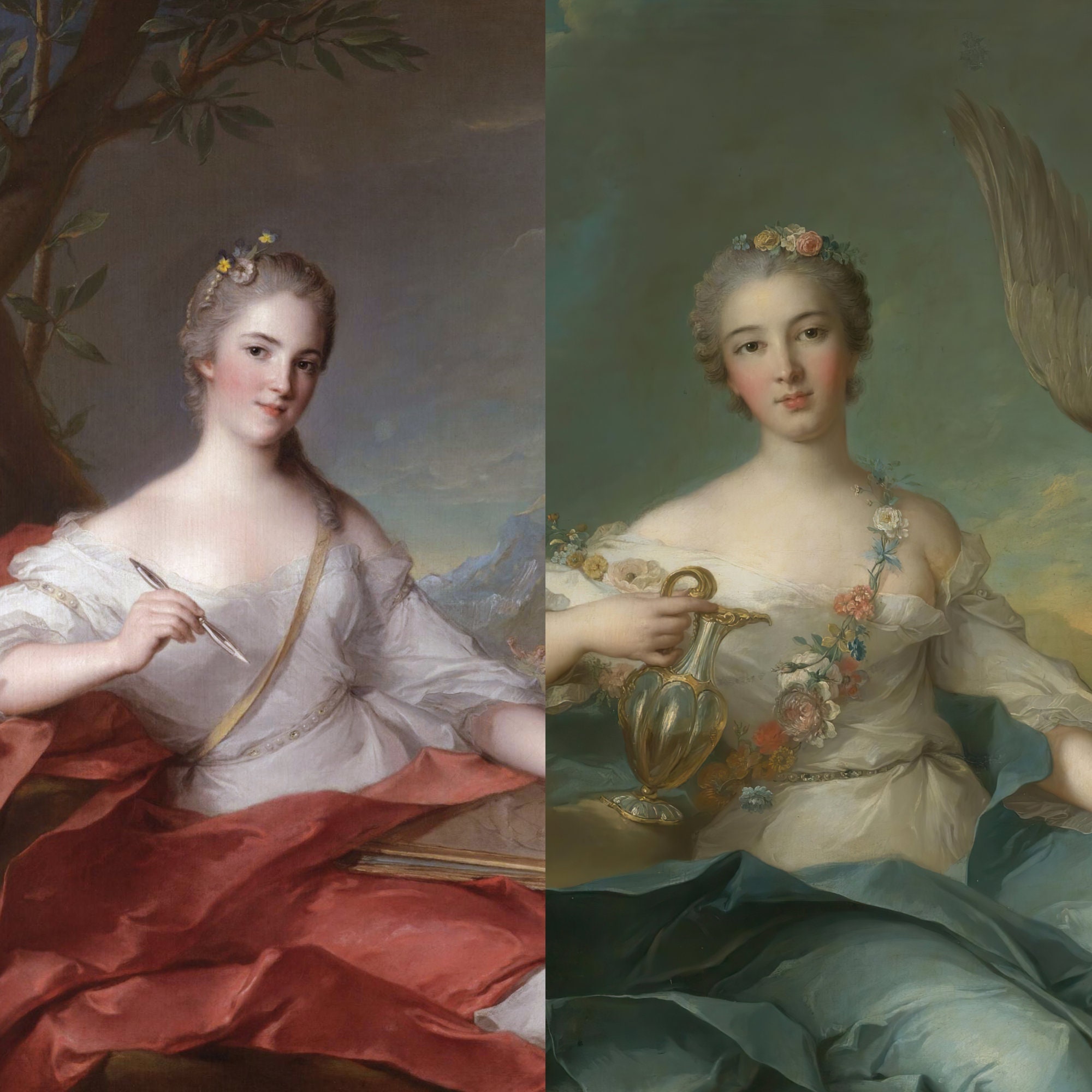 Jean-marc Nattier Images Set 10 Paintings DIGITAL DOWNLOAD - Etsy