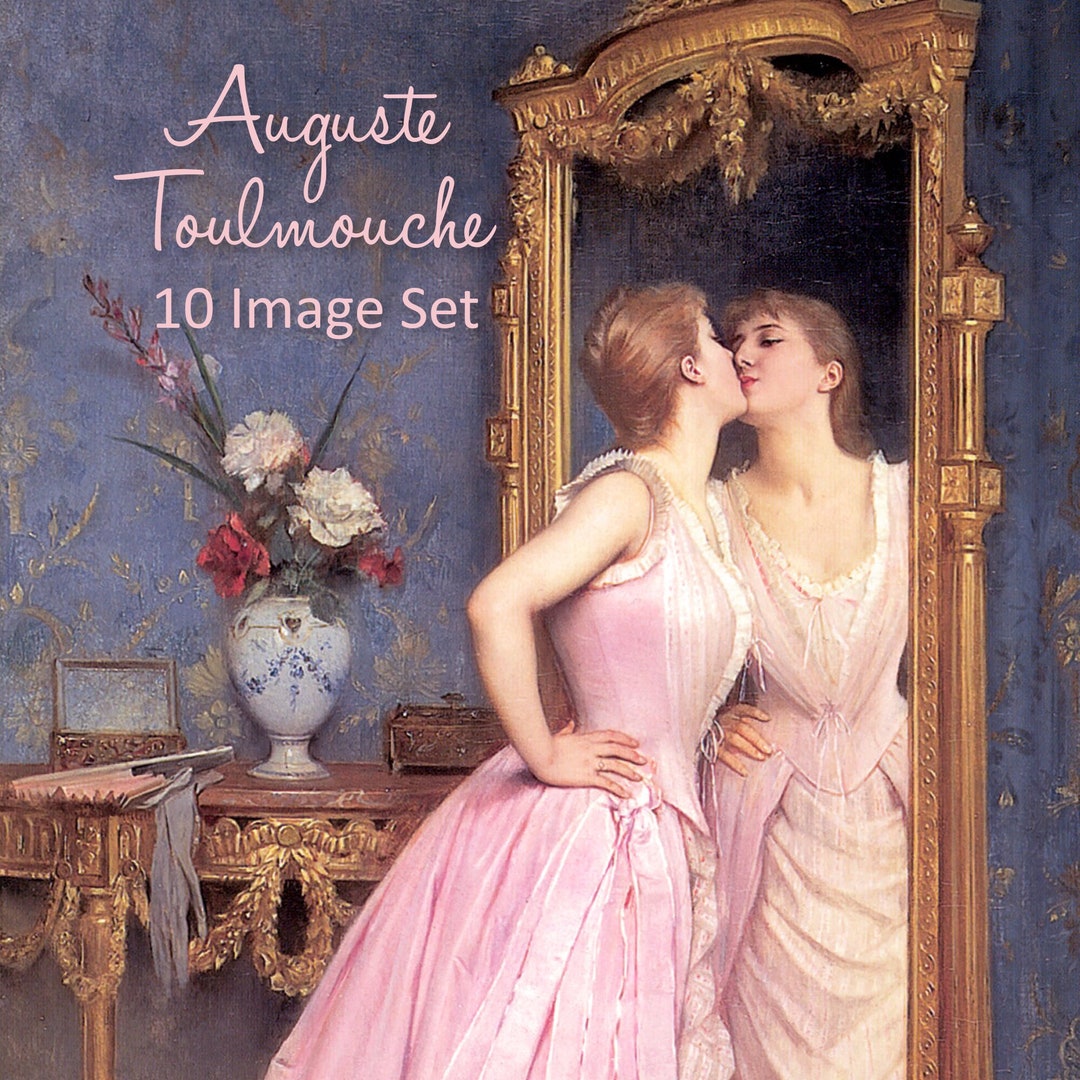 Auguste Toulmouche Images Set (10 Paintings) - DIGITAL DOWNLOAD - Etsy
