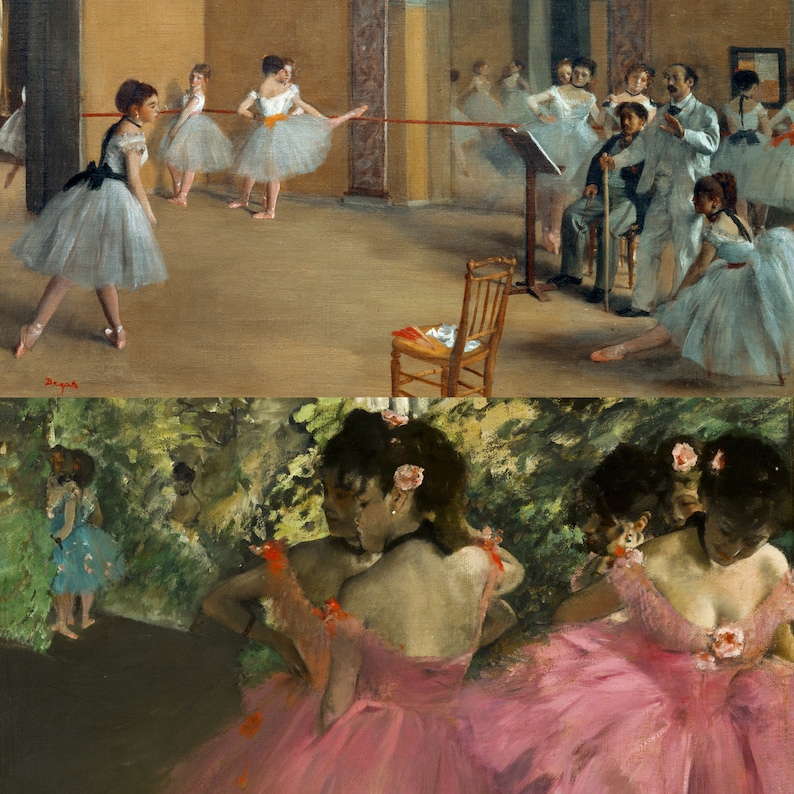 Edgar Degas Images Set (8 Paintings) - DIGITAL DOWNLOAD - Etsy