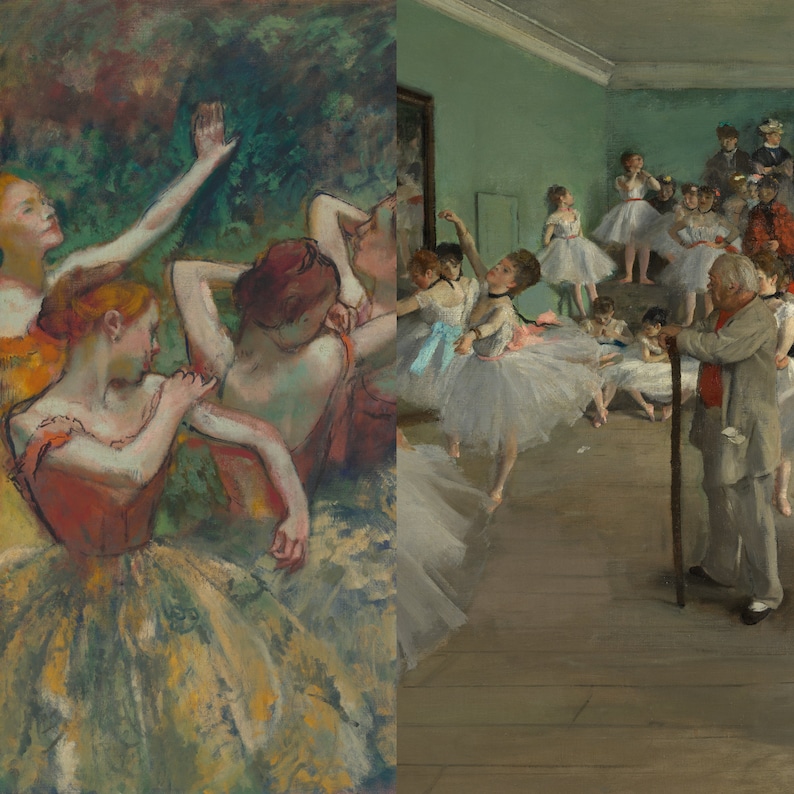 Edgar Degas Images Set 8 Paintings DIGITAL DOWNLOAD - Etsy