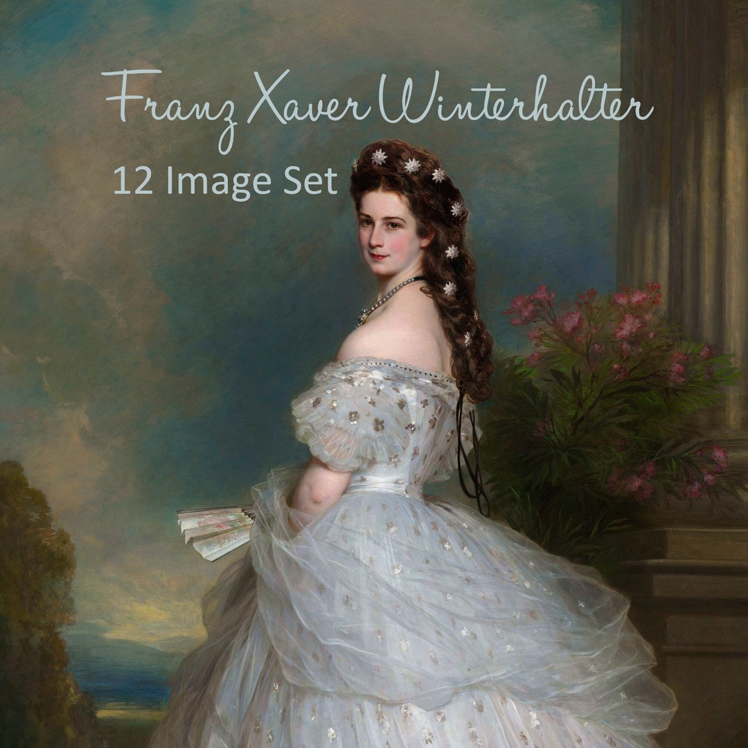 Franz Xaver Winterhalter Images Set (12 Paintings) - DIGITAL DOWNLOAD ...