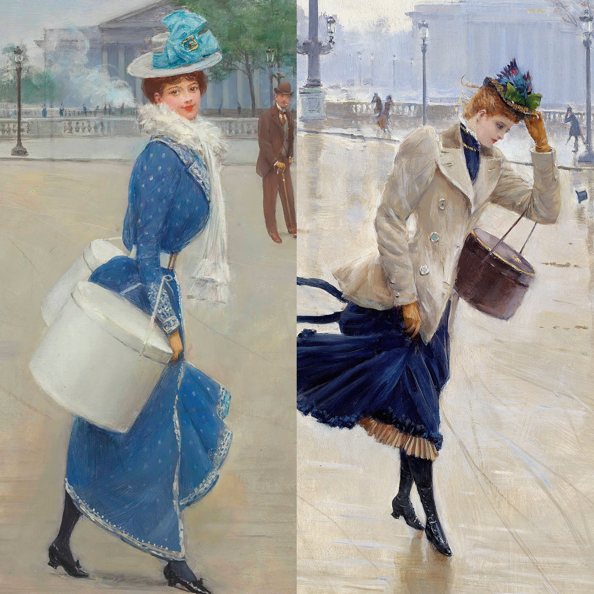 Jean Beraud Images Set (12 Paintings) - DIGITAL DOWNLOAD - Etsy