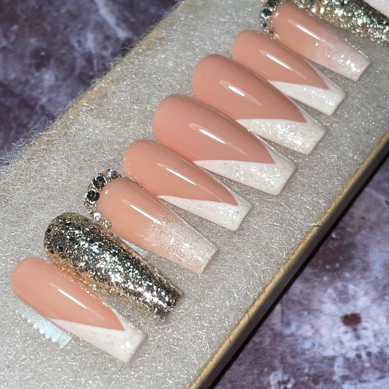 Long Press-on Nails - Etsy