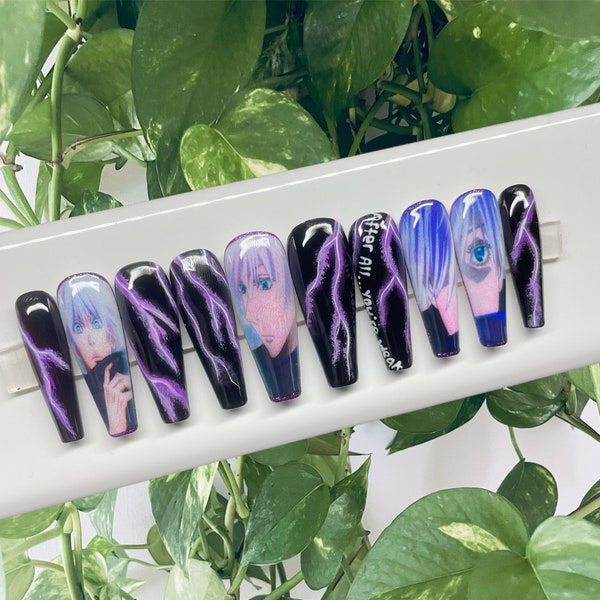 Gojo Nail - Etsy