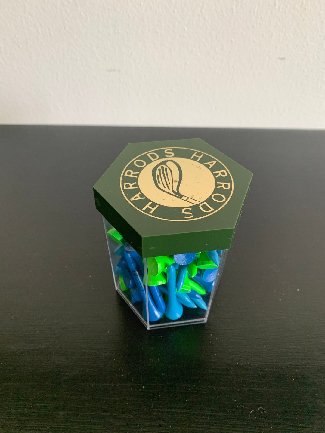 Vintage Harrods Colorful Golf Tees - Etsy