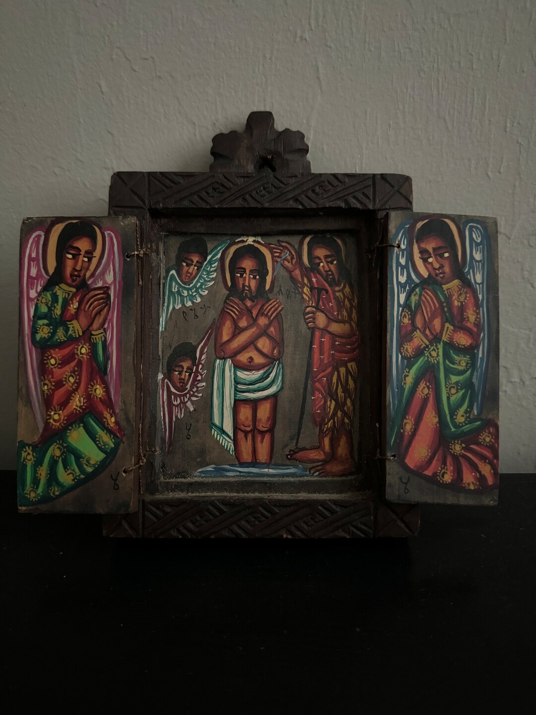 Antique Ethiopian Coptic Wall Art - Etsy