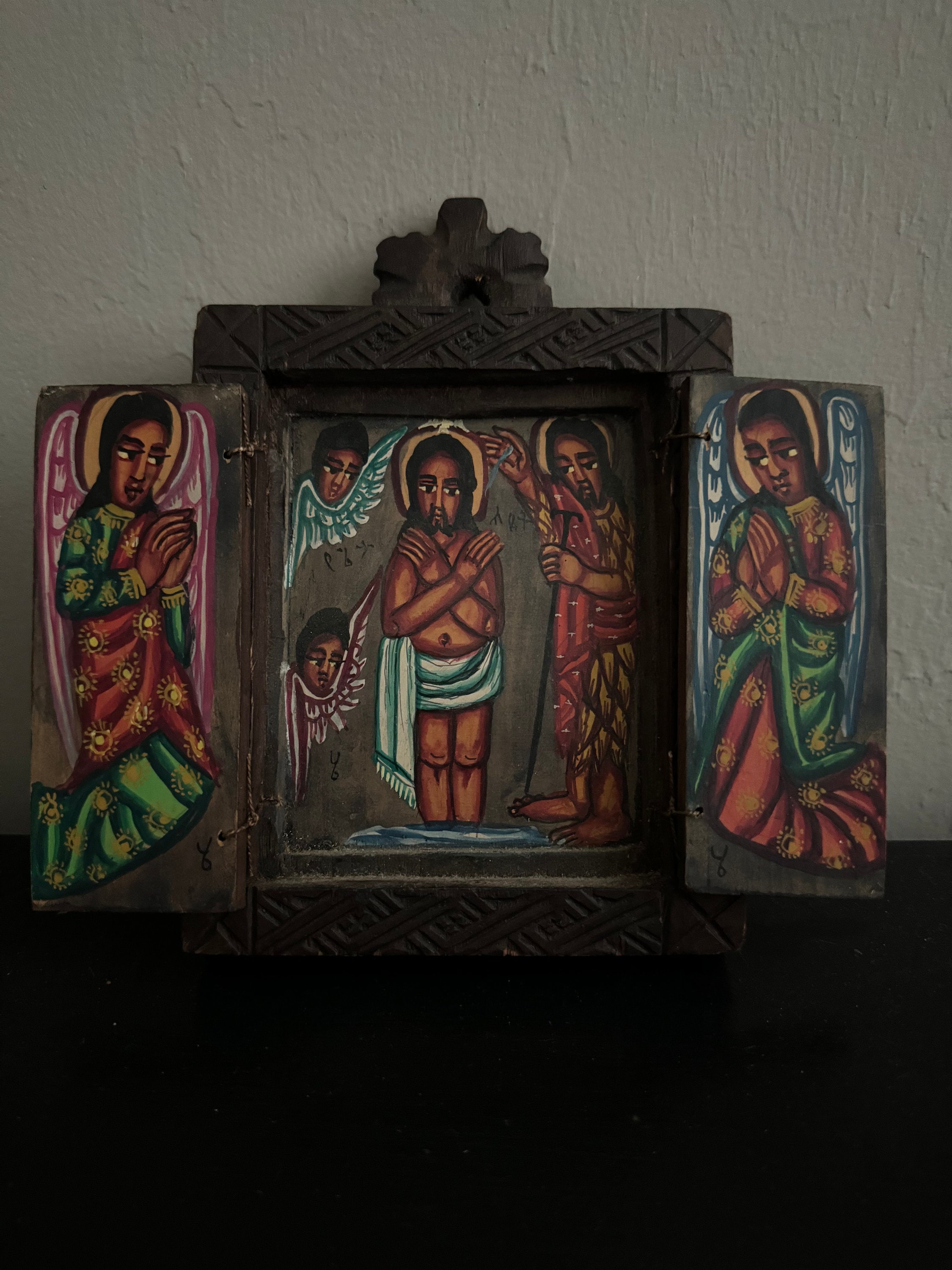 Antique Ethiopian Coptic Wall Art - Etsy