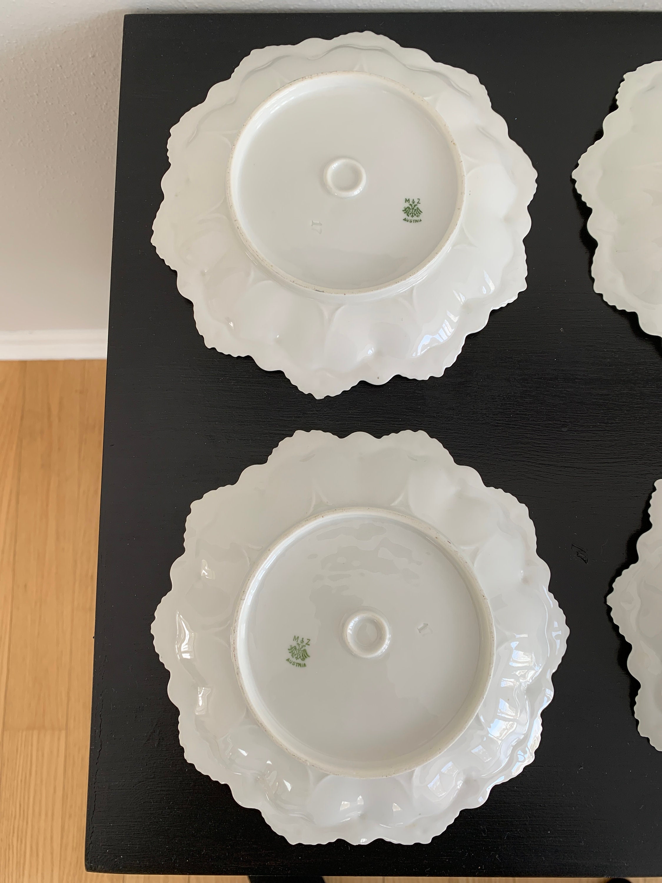 Antique MZ Austria Plate Set - Etsy