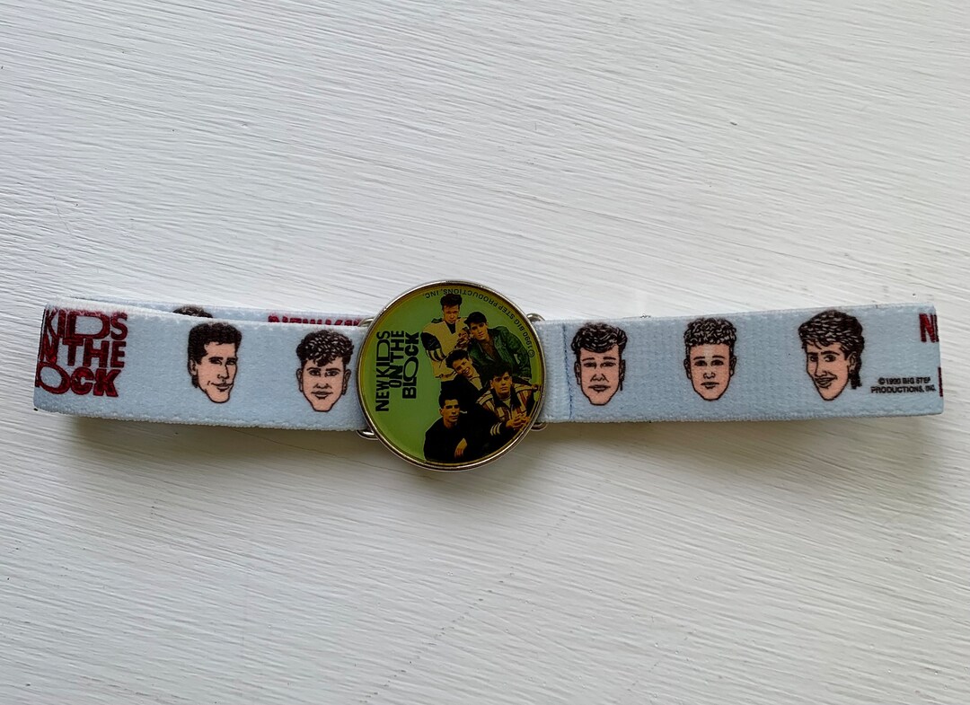 Vintage New Kids on the Block Kids Belt - Etsy