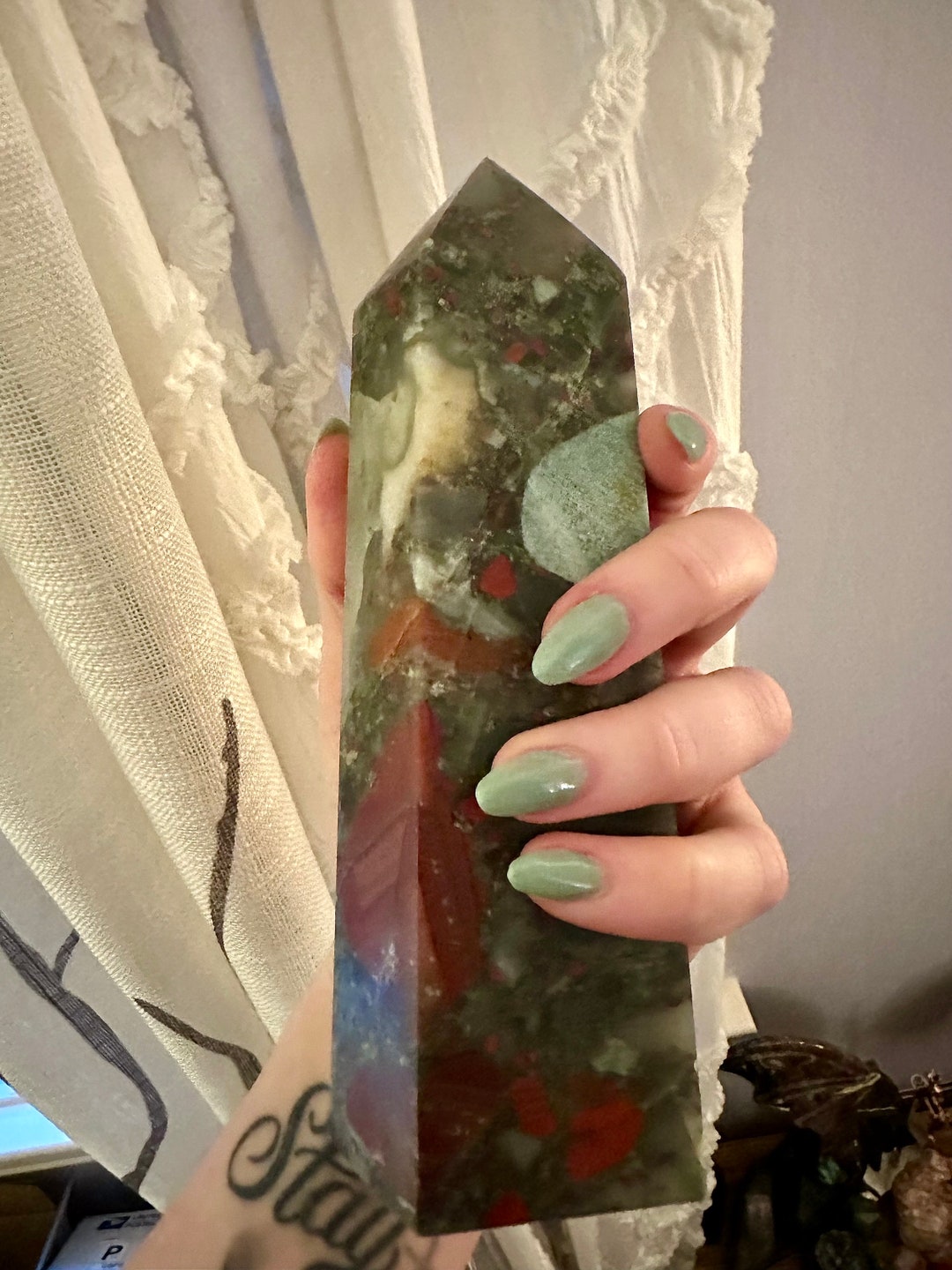 Gorgeous XL Dragon Bloodstone Tower, Over 2lb - Etsy
