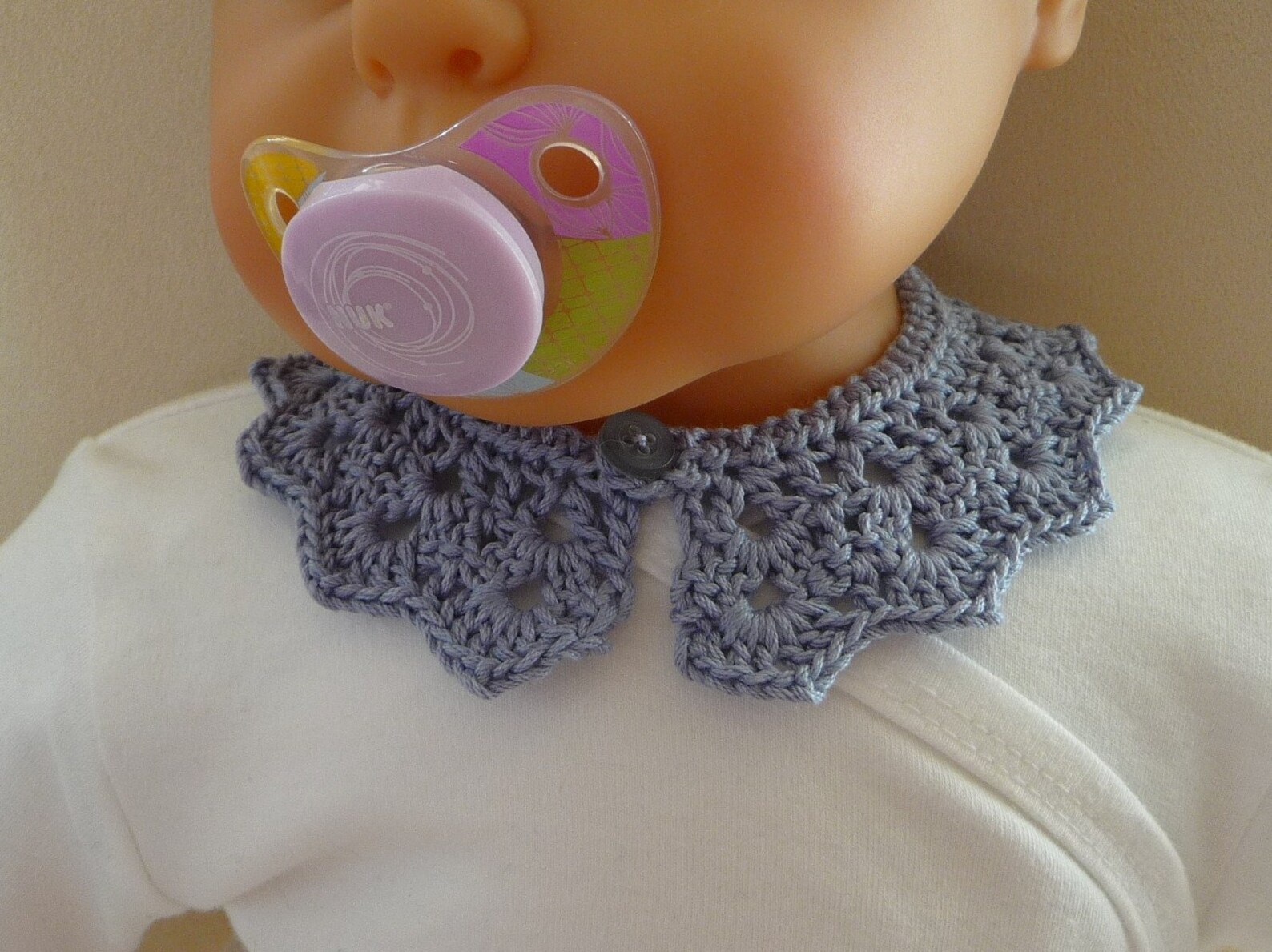 Häkelanleitung Bubi-kragen Peter Pan Für Babys/kids No.22k - Etsy