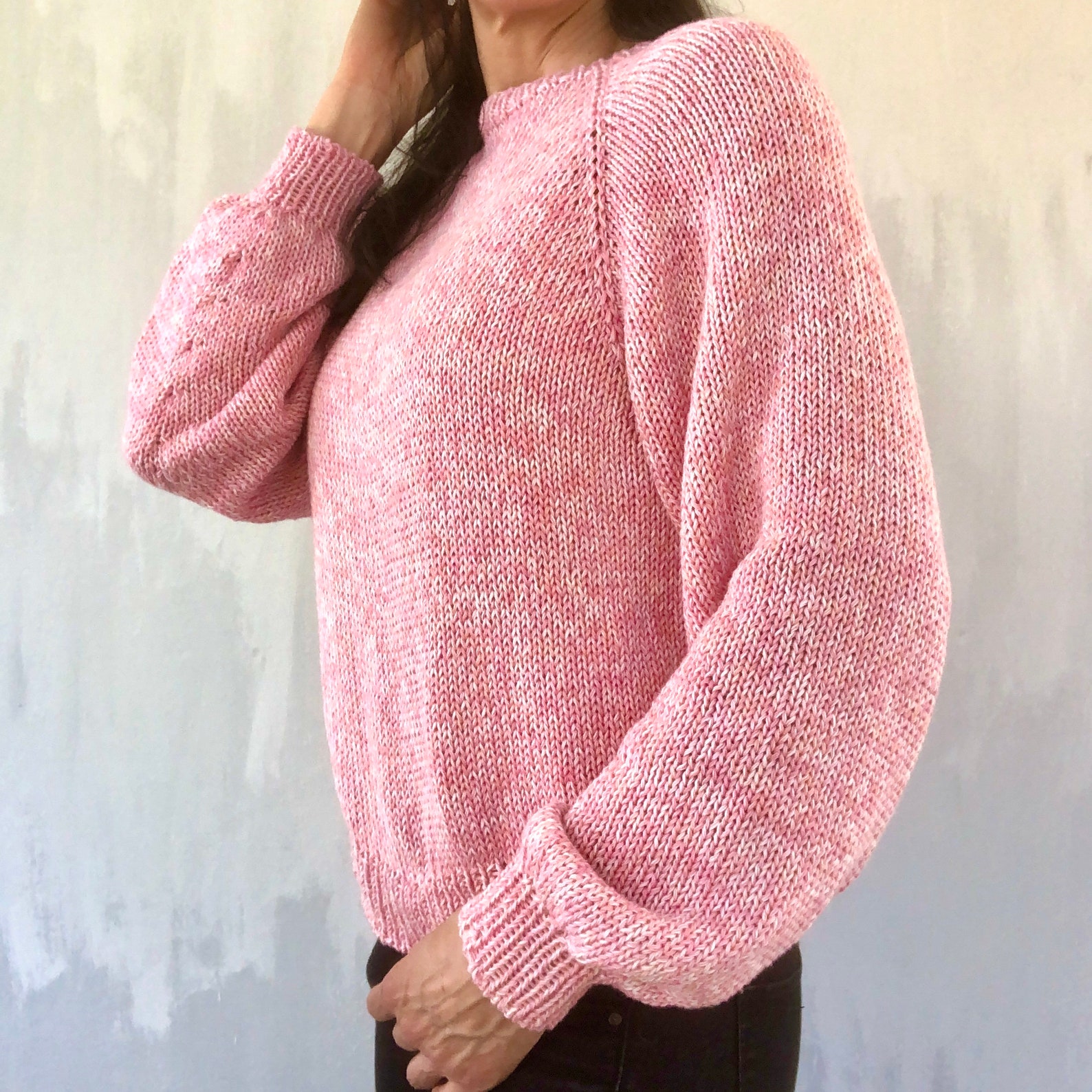 Knitting Pattern - Sweater JOSY - Sizes: XS (S) M (L) XL (2XL) - No ...