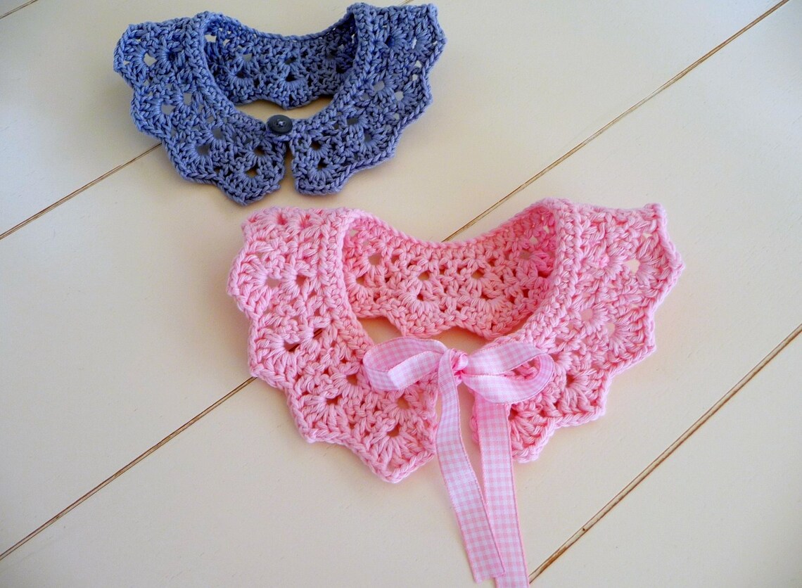 Häkelanleitung Bubi-kragen Peter Pan Für Babys/kids No.22k - Etsy