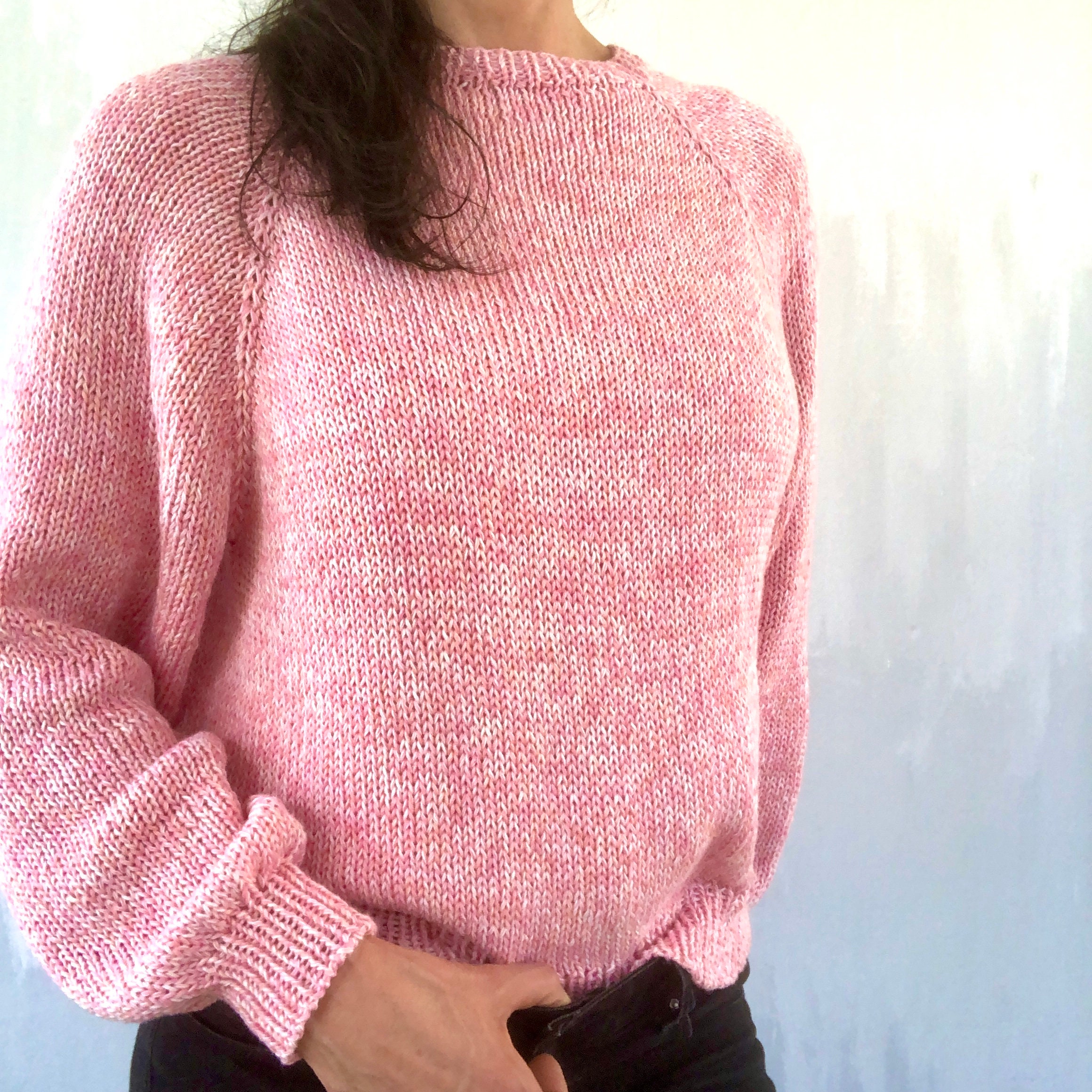 Knitting Pattern - Sweater JOSY - Sizes: XS (S) M (L) XL Knitting Pattern - Sweater JOSY - Sizes: XS (S) M (L) XL