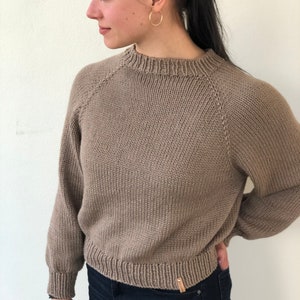 Knitting Pattern - Sweater JOSY - Sizes: XS (S) M (L) XL (2XL) - No ...