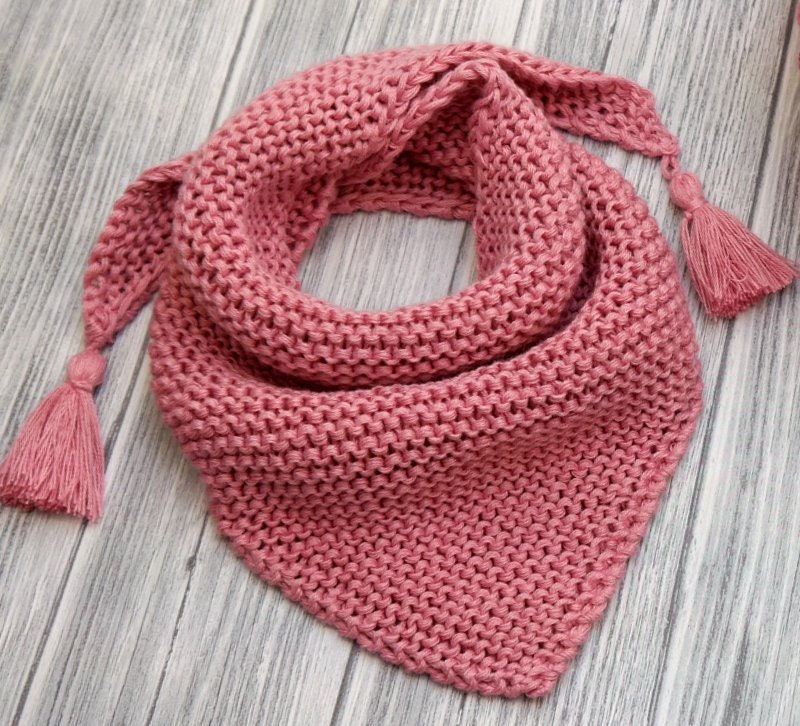 Knitting Pattern –baby Cap “little Star” & Triangular Scarf – No.192e ...