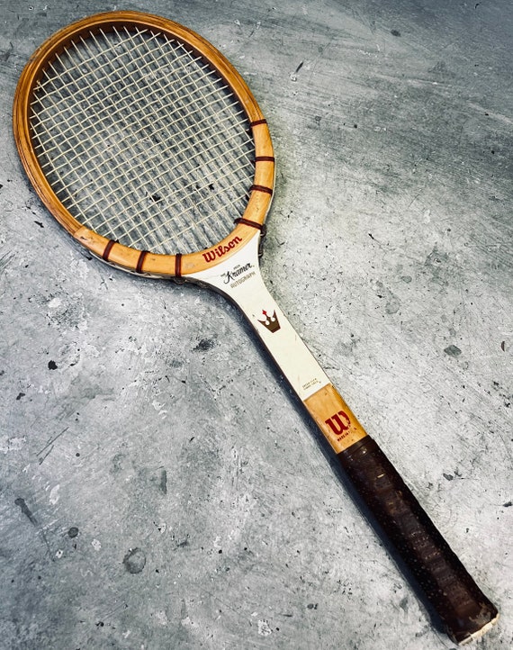 WILSON Jack Kramer Autograph Vintage Wooden Flex Fibre Tennis - Etsy