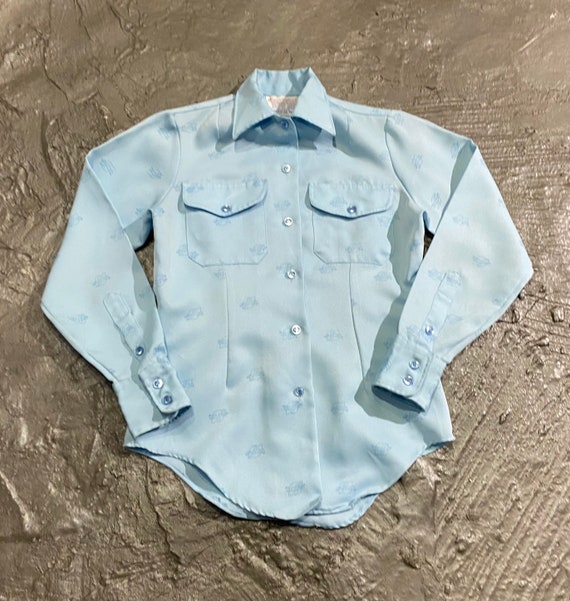HOWARD UNIFORM CO Vintage Homade Reworked Blue Greyho… - Gem
